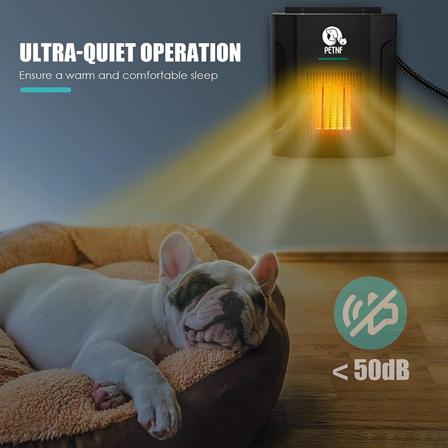 Dog House Heater with Thermostat & App Remote Control, 300W Safe Heate ...